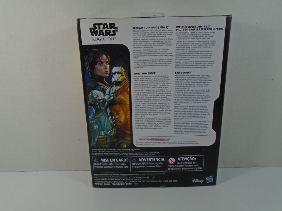 2016 HASBRO--STAR WARS ROGUE ONE--JEDHA REVOLT 4 FIGURE SET (NEW) | eBay