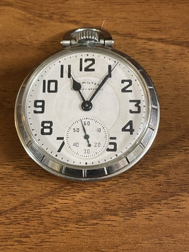 Vintage Hamilton 992B Railway Special 21 Jewels Pocket Watch – Working ...