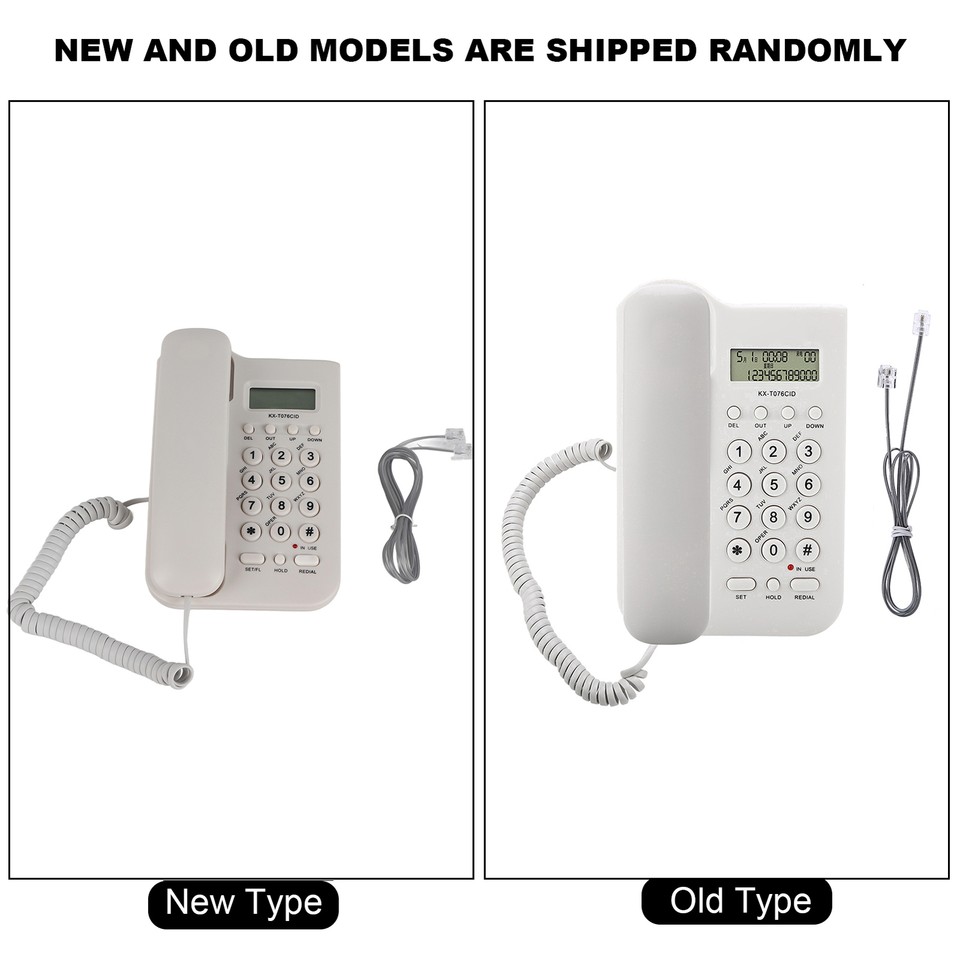 Corded Wired Phone Landline Telephone Home Office Desktop Caller ID ...