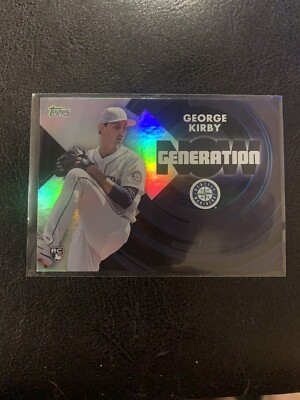 2022 Topps Update Generation Now Rookie George Kirby Seattle Mariners ...