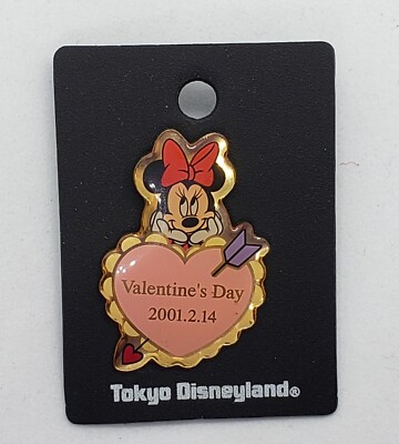 Disney Pin - Minnie Mouse - Valentines day 2001 - Tokyo | eBay