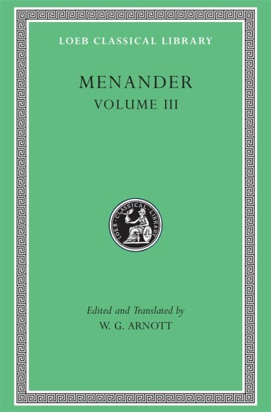 Menander, Hardcover by Menander, Athens; Goold, G. P. (EDT); Henderson ...