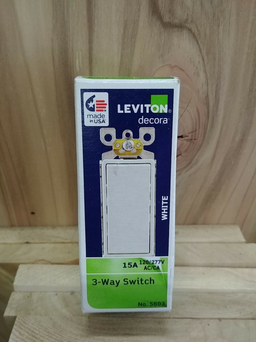 Leviton Three Way Switch Leviton 3 Pole, 120 To 277 VAC, 20 Amp,