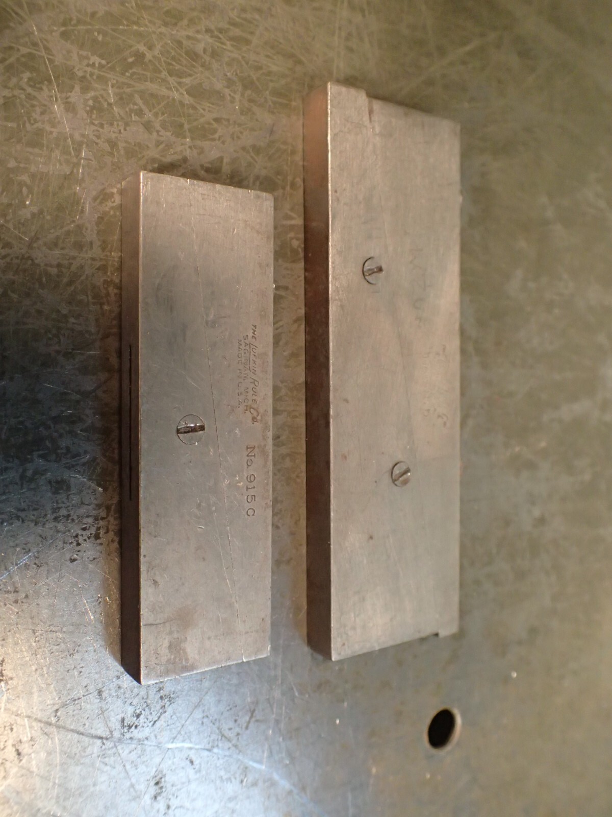 2 Pieces of Lufkin 1/4" Wide Adjustable Mill Machinist Parallels: 915-C ...