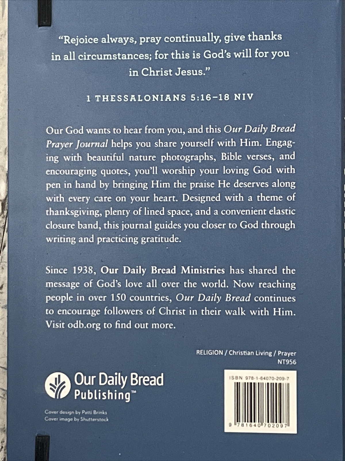 Our Daily Bread Prayer Journal : Giving Thanks in All Seasons by Our ...