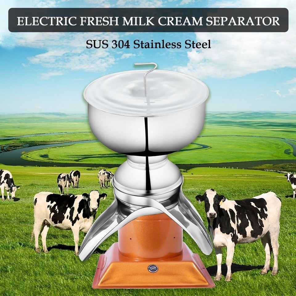 Marada Milk Separator 80L/H Fat Separator Motorised Fresh Milk Cream ...