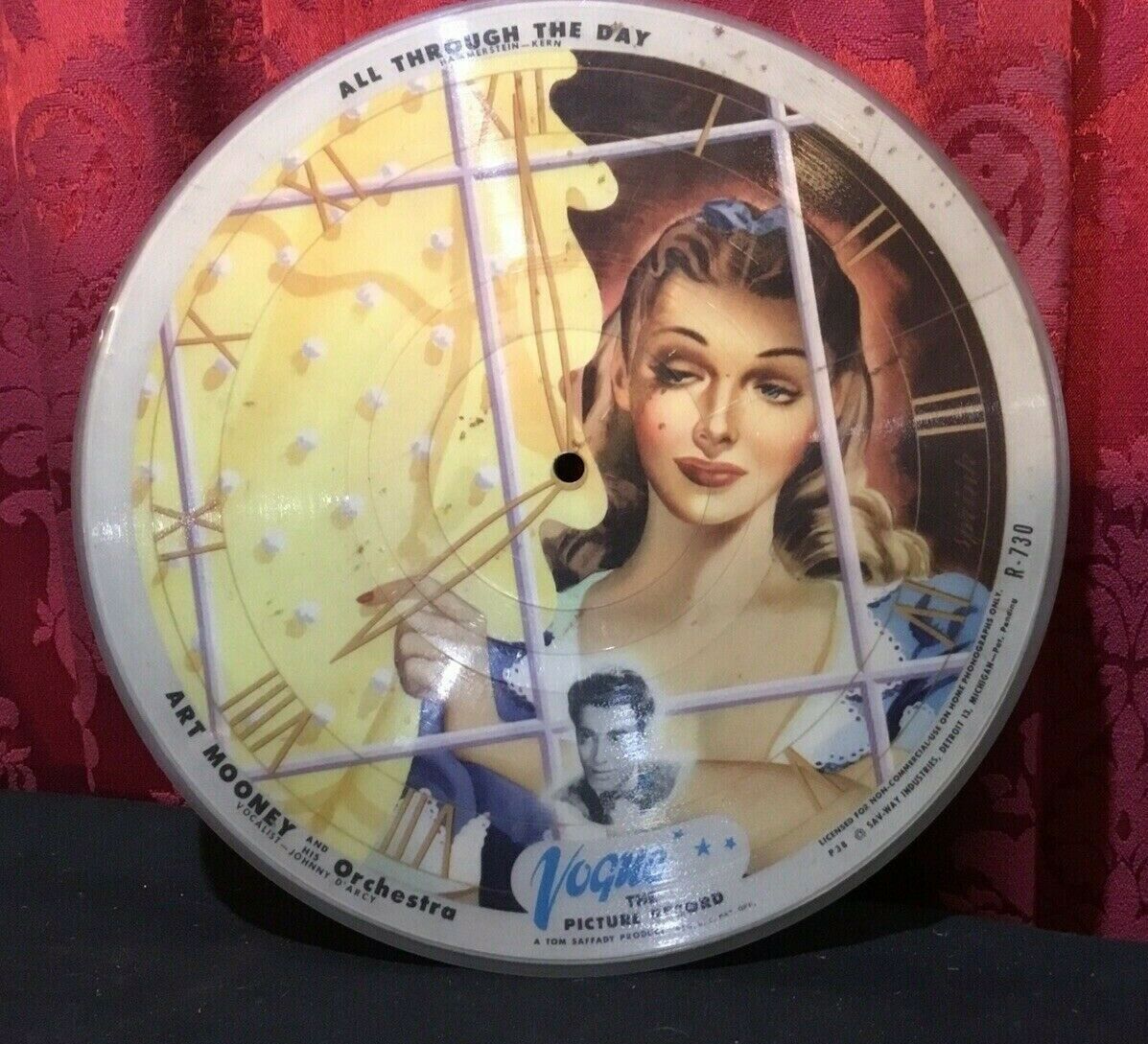 VINTAGE VOGUE DOUBLE SIDED PICTURE RECORD R-730 PIPER'S JUNCTION ...