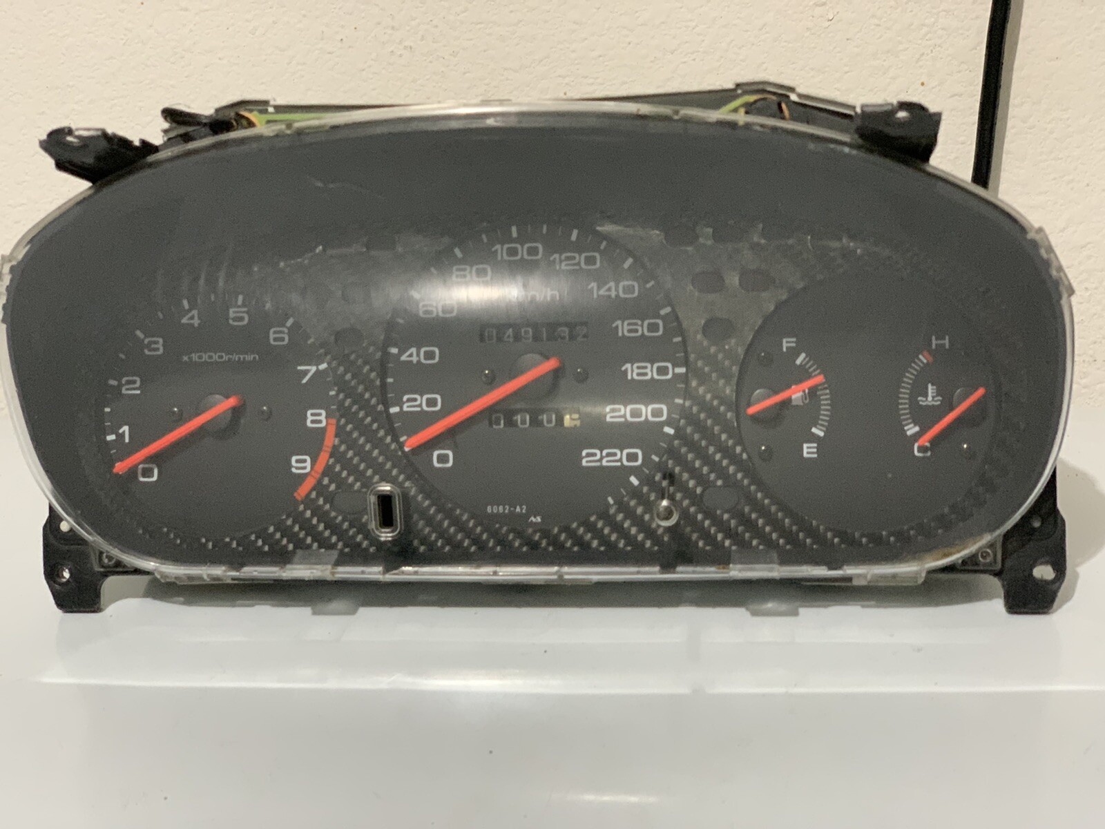 edm vti-s ek cluster, Carbon Fiber Bezel, Ek3 Em1, Ek4 Ek9, Honda ...