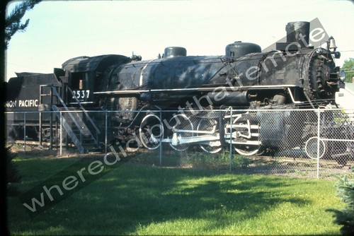 Orig. Slide Union Pacific UP 2537 ALCO 2-8-2 Walla Walla WASH by B ...