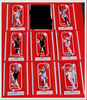 Aja Wilson WNBA LOGO ROOKIE CARD SET #1/2832 ANGEL REESE STEWART ...