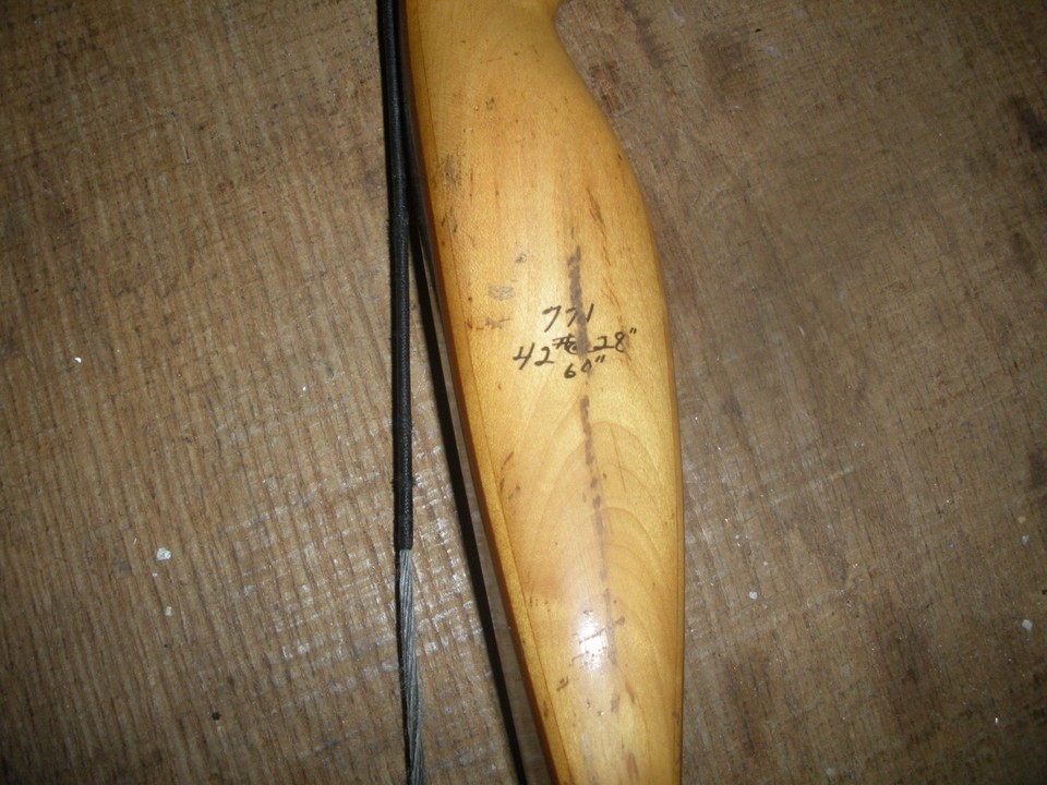 Vintage Black Hawk Scorpion Recurve Bow 771 41 @28" - 60 in. | eBay