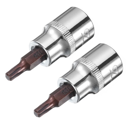 2Pcs 3/8-Inch Drive T25 Torx Bit Socket, S2 Steel 636939573652| eBay