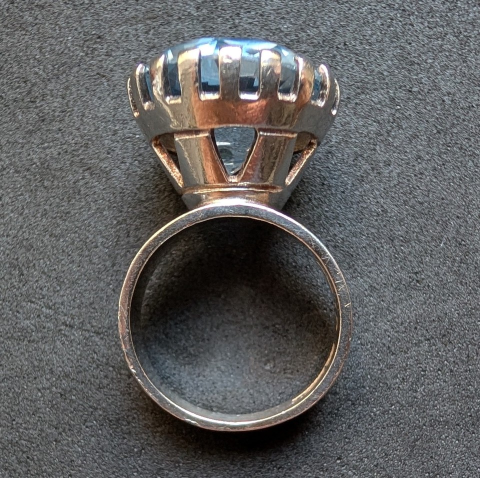 Vintage Designer Ring 830 Silber Bengt Hallberg Schweden Spinell R9 ...
