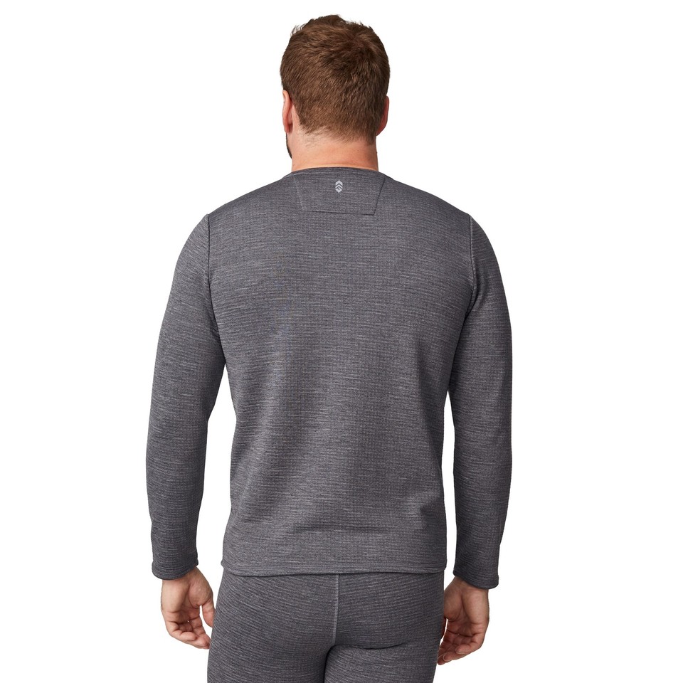 Free Country Men's Force Grid Fleece Base Layer Top | eBay
