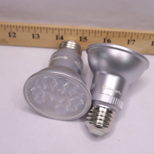 (2-Pk) Ecosmart Dimmable Adjustable Beam Angle LED Light Bulb Bright ...