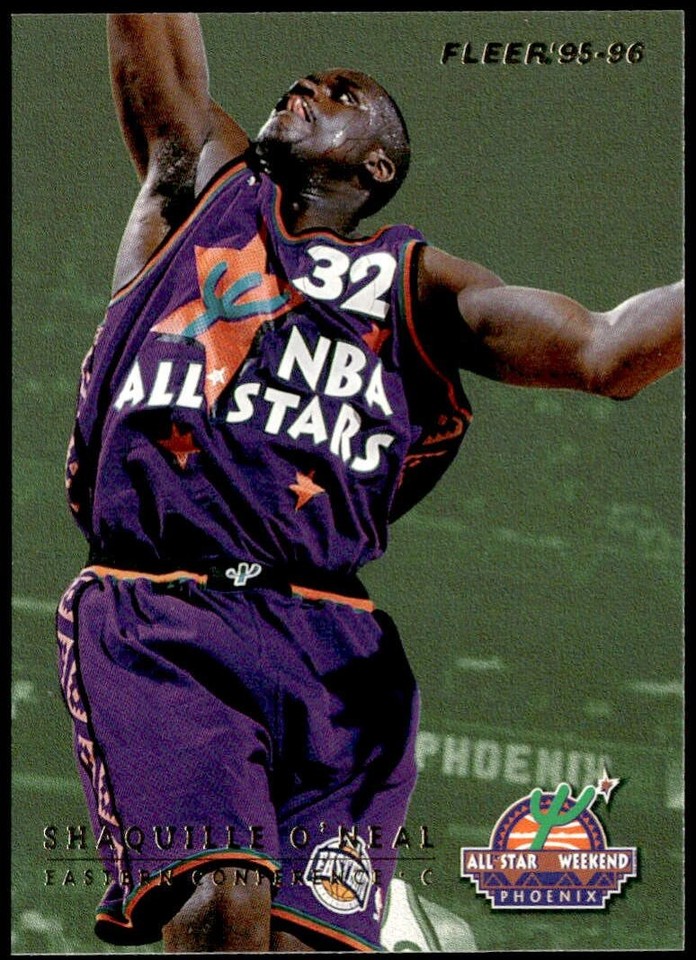 1995-96 Fleer #3 Shaquille O'Neal / Hakeem Olajuwon NBA All-Stars E1 | eBay
