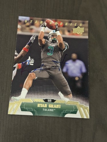 2014 Upper Deck Star Rookies #105 RYAN GRANT Rookie RC Auto HAND SIGNED ...