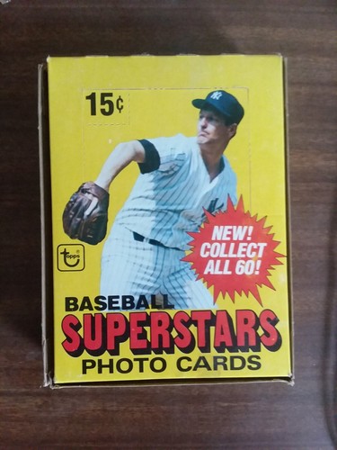 1980 Topps Baseball Superstars Photo Cards Box | eBay