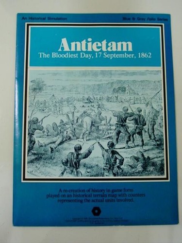 SPI Folio 1975 - ANTIETAM - The Bloodiest Day, 17 Sept 1862 ACW Game ...