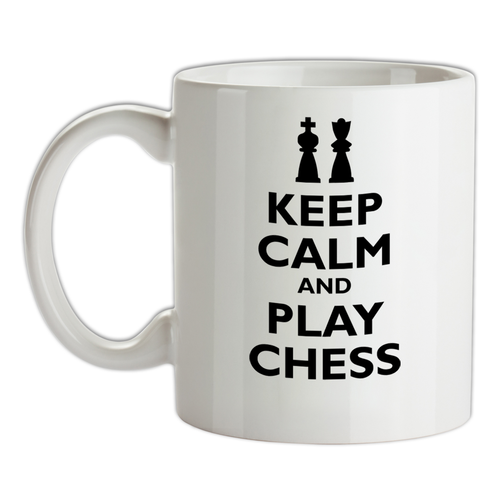 Keep Calm And Play Chess - Cup Player Game Board Love | eBay
