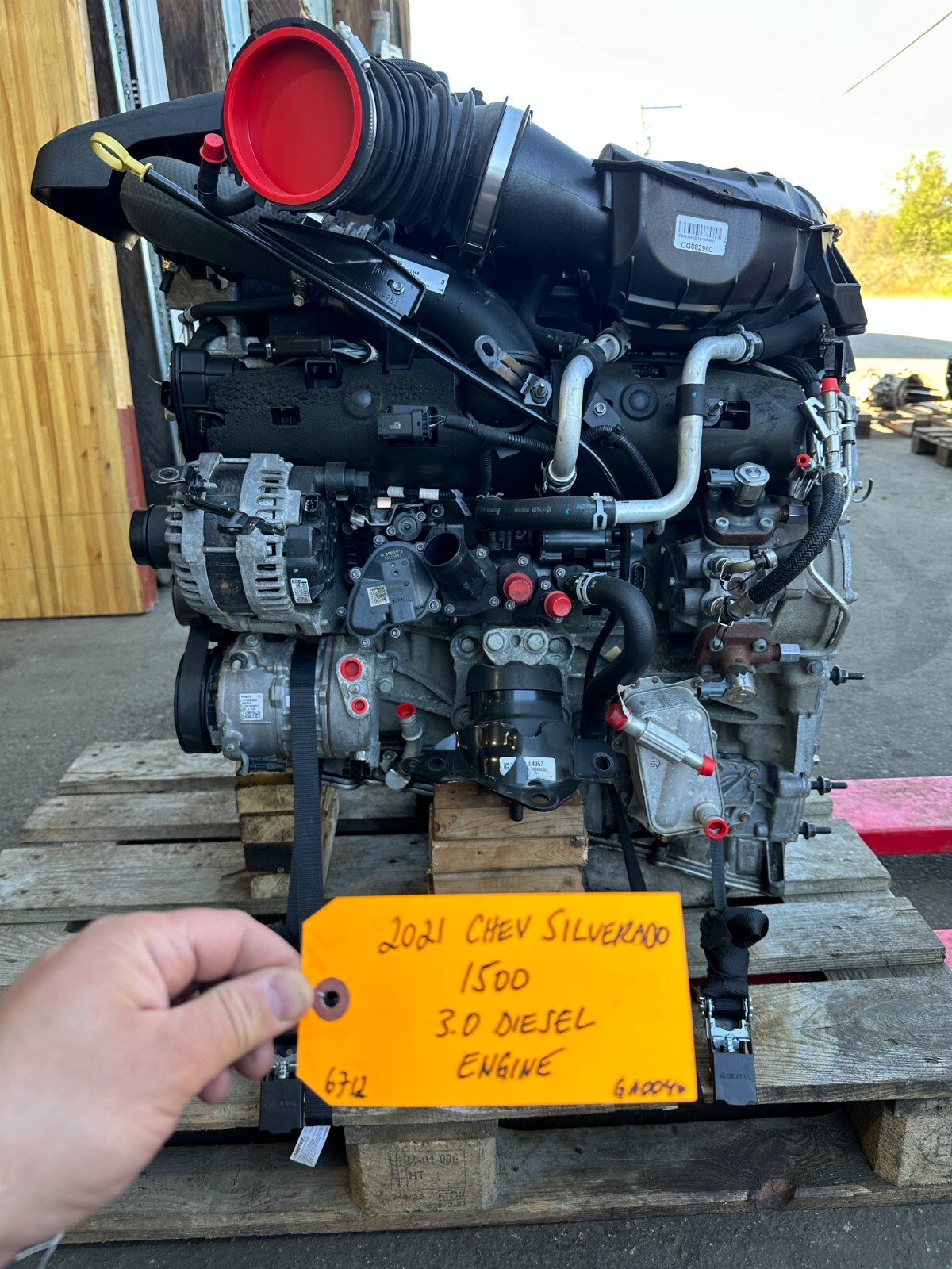 21 CHEVROLET GMC 1500 YUKON SUBURBAN 3.0 DURAMAX DIESEL ENGINE MOTOR ...