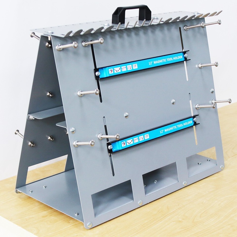 Table top removable tool holder with magnetic strip wrench Screwdriver ...