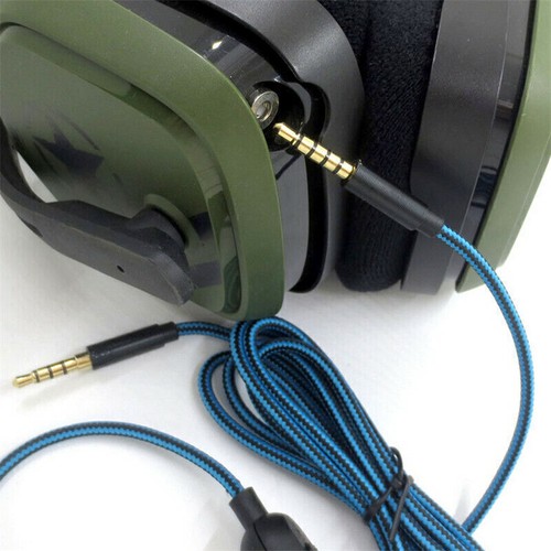 Replacement Audio Cable for ASTRO A10 A30 A40 Headsets 3.5mm Jack Plug ...