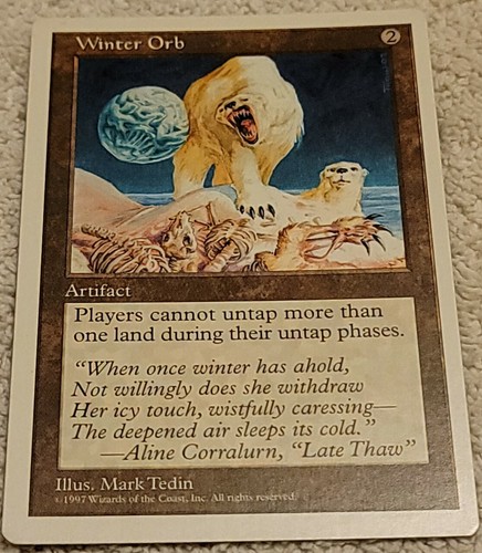 Winter Orb x1 Fifth Edition Magic the Gathering MTG | eBay