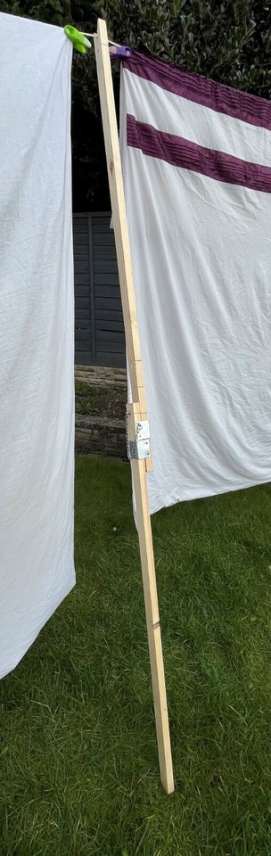Wooden Extendable Clothes Line Prop | eBay UK