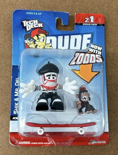 2005 X Concepts TECH DECK DUDE Zoods “SHIM & MR. DEL #010” Magnetic Toy ...
