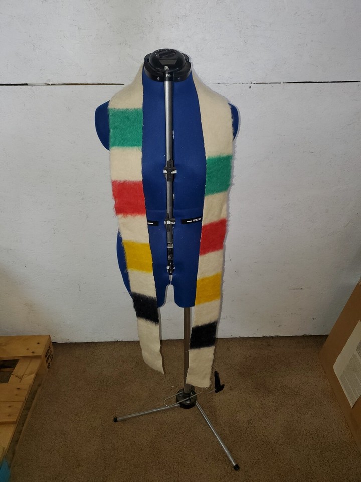 Traditional capote made from a Hudson's Bay point blanket | eBay