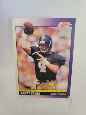 Brett Favre 1991 Score ' Rookie Card ' Base Set #611 | eBay