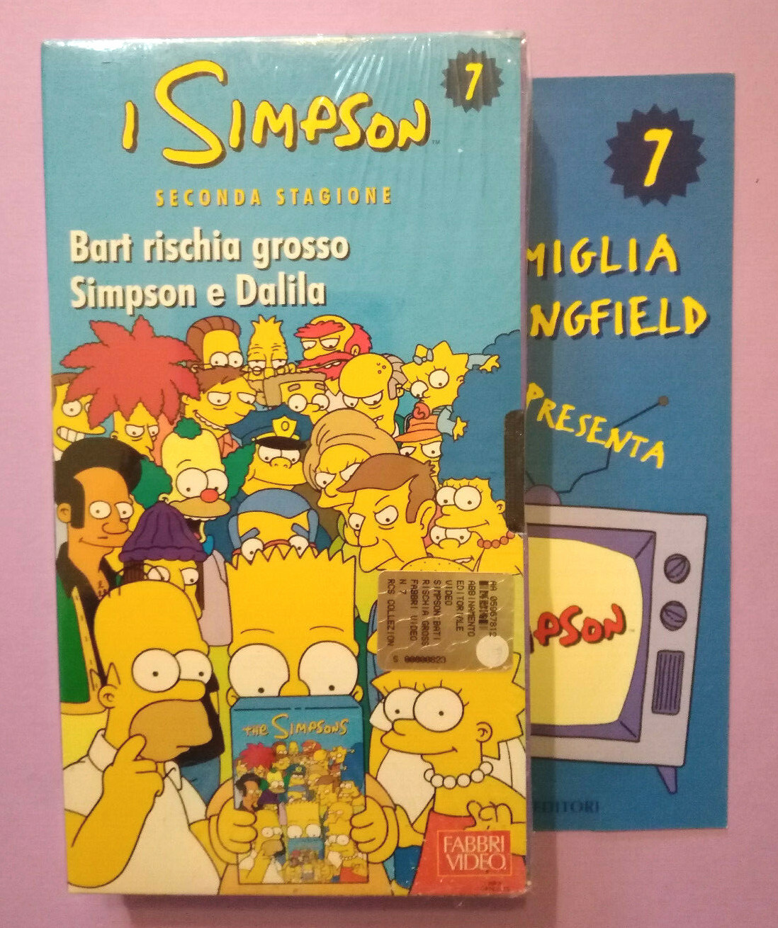 VHS Film Ita Animazione I SIMPSON Seconda Stagione 7 SIGILLATA ...