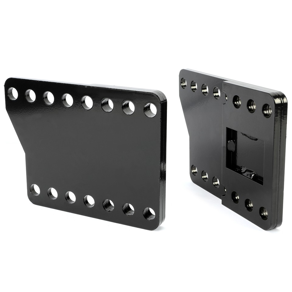 Universal Black Snowplow Mount Drop Bracket Lift Level Kit Powder ...