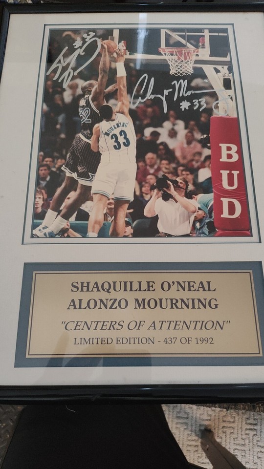 Shaquille O'Neal Alonzo Morning autographed | eBay