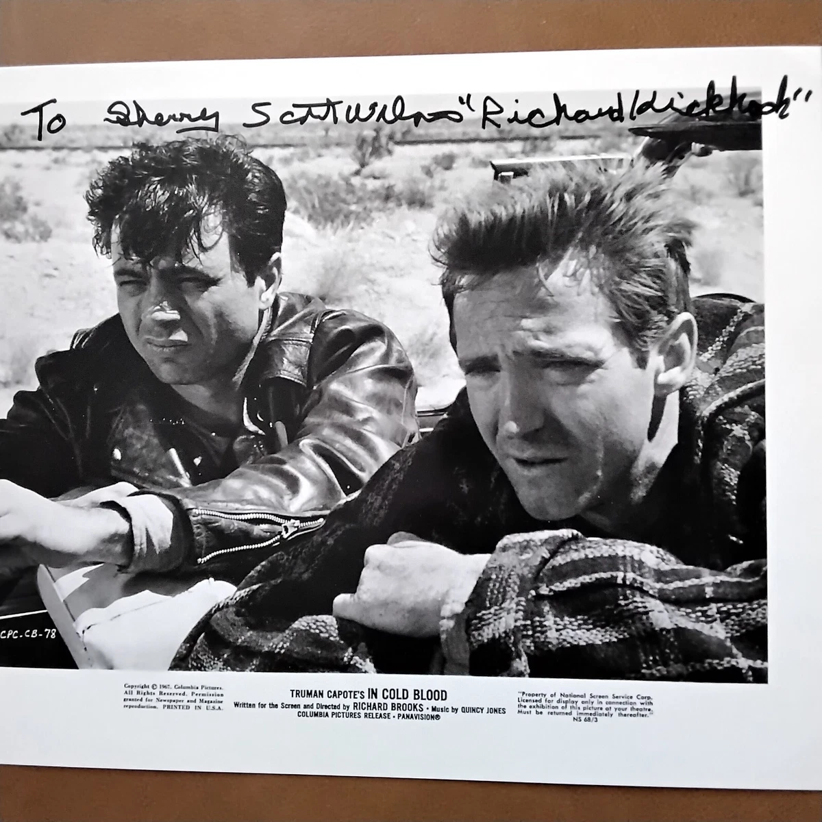 Scott Wilson, Actor, Pierna