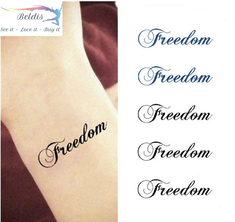 Freedom Wrist Tattoo