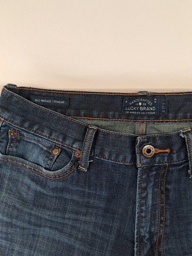 Lucky Brand Jeans Mens 32x32 Blue 363 Vintage Straight Denim Casual W33 ...