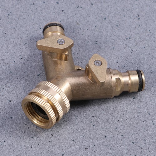 hose attachments 2 Way Hose Adapter Hose Bib Garden Hose Splitter 2 ...