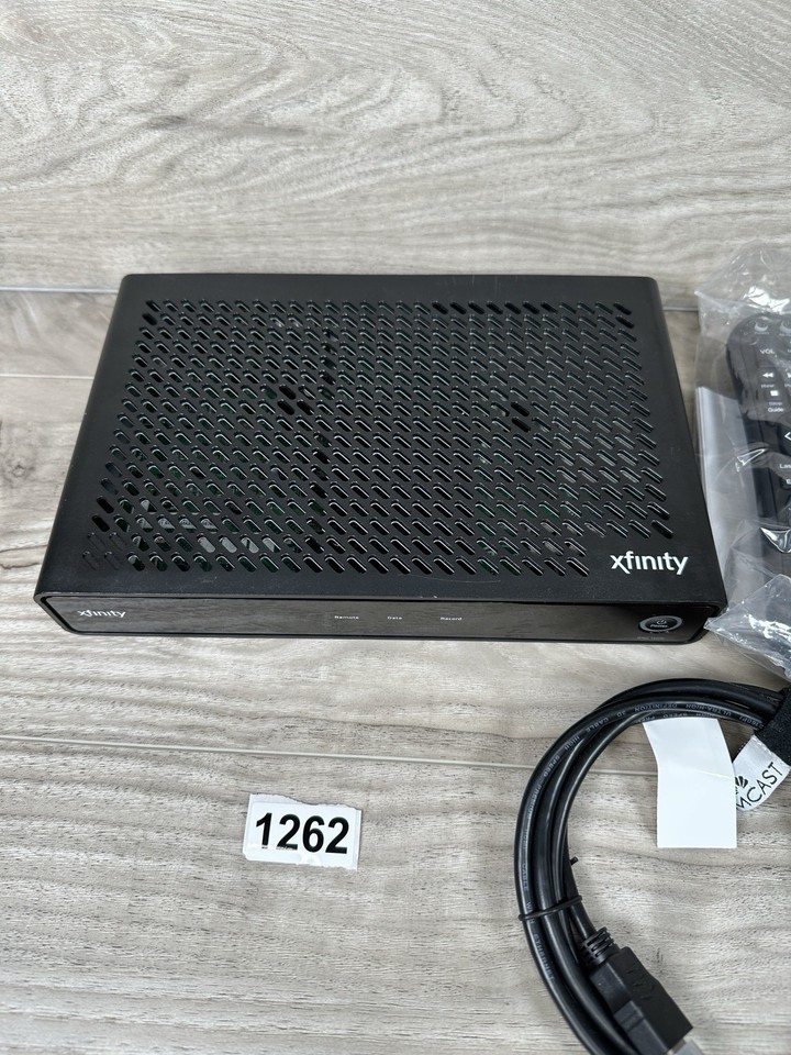 Xfinity Black PR150BNM Cable Box Remote HDMI Coax Power Cord TV Video ...