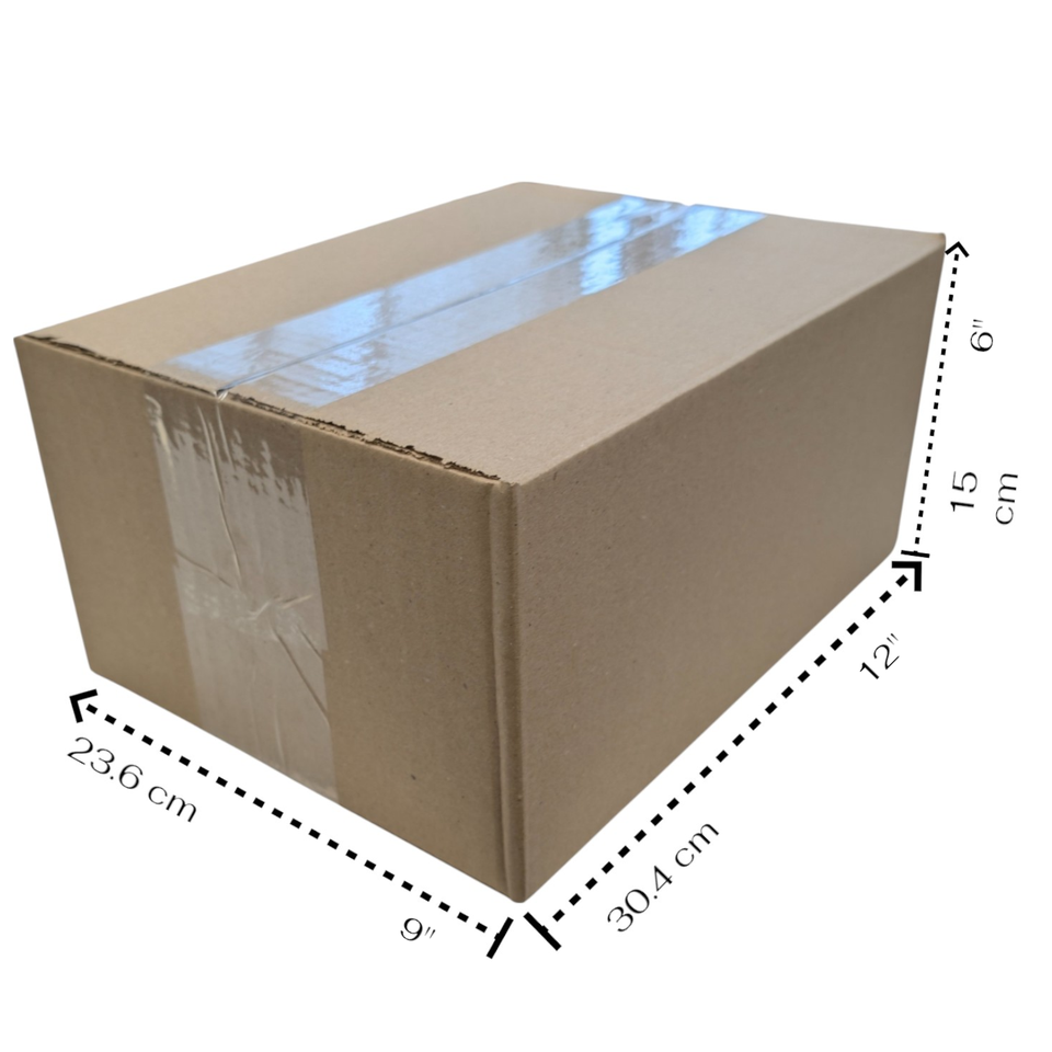 Single Wall Cardboard Packing Box 30.4 x 23.6 x 15cm - Mailing Shipping ...