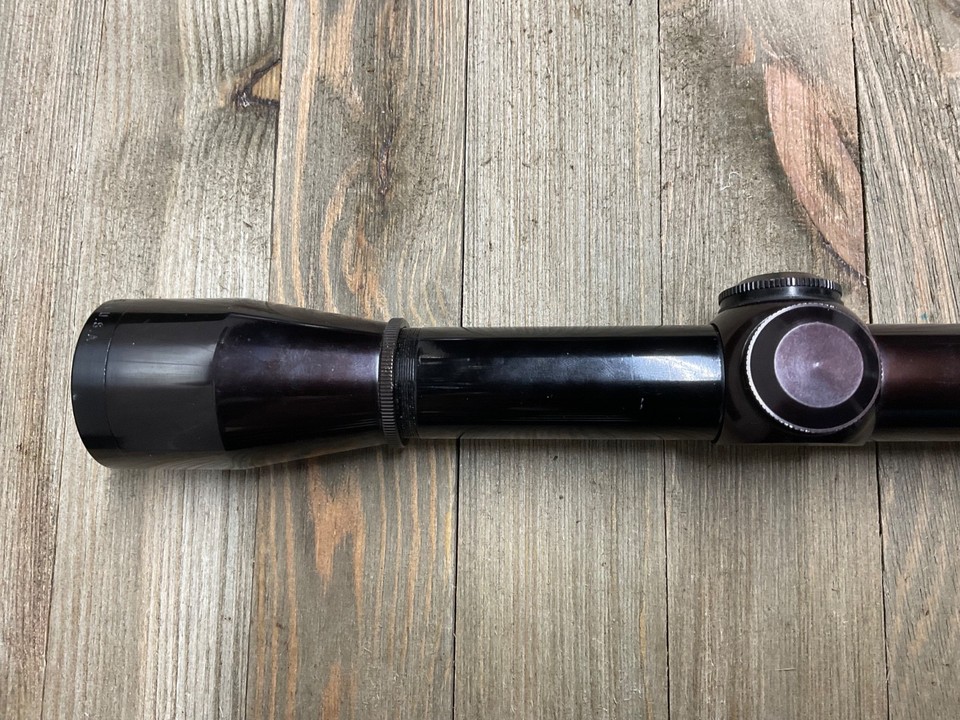 Leupold 12X 12x42mm Rifle Scope 1" Tube Gloss Standard Crosshair Made ...