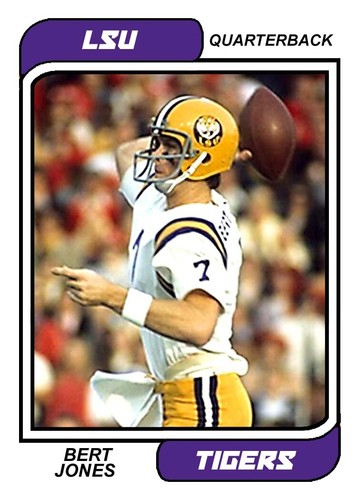 ACEO BERT JONES LSU TIGERS CUSTOM HAND MADE ART CARD | eBay