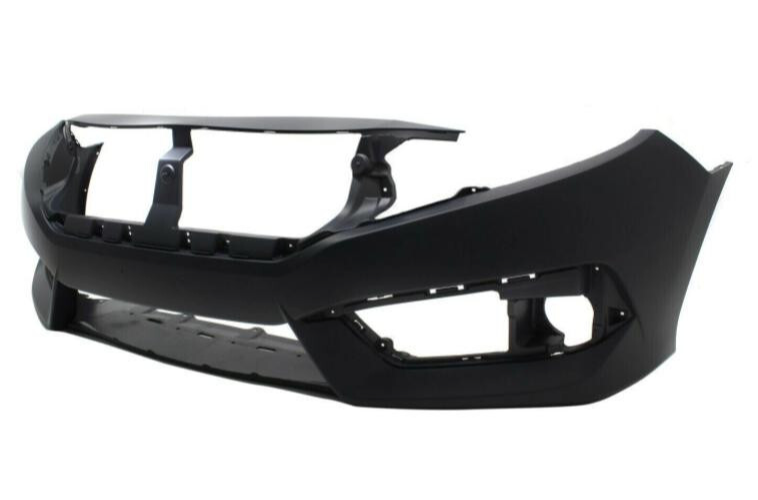 For 2016-2018 Honda Civic Sedan Coupe Primed Front Bumper Cover ...