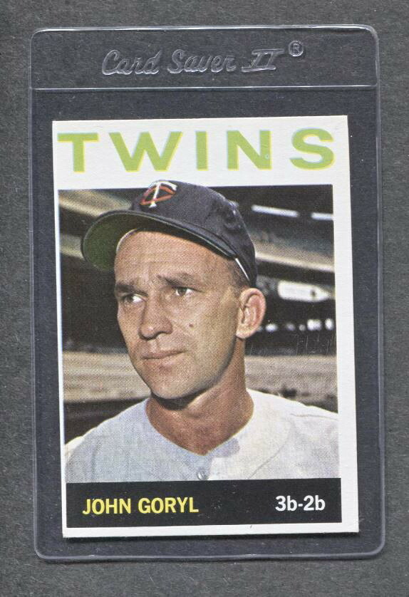 1964 Topps #194 John Goryl (Twins) Ex-Mt A1 | eBay