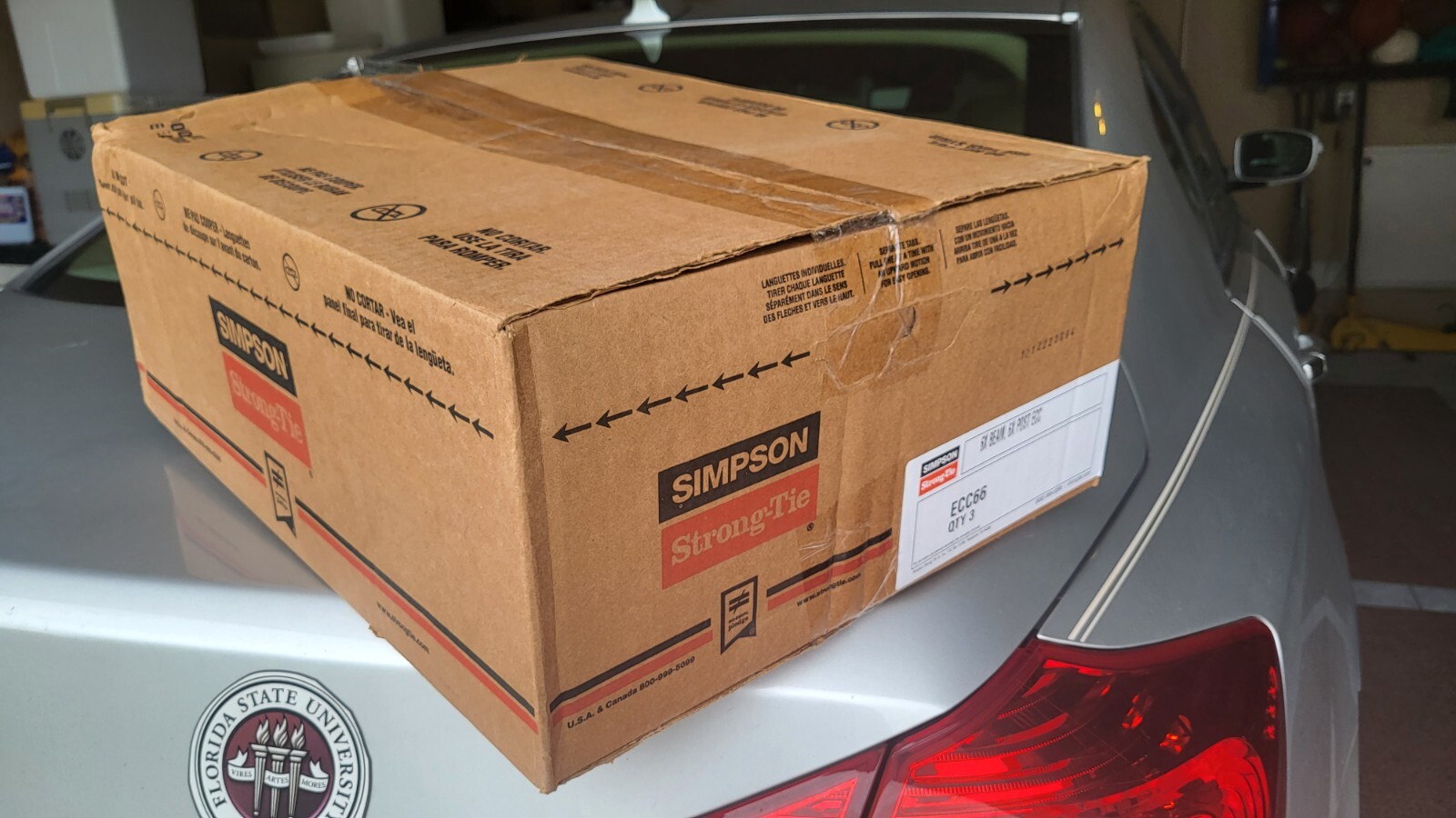 Simpson Strong-Tie ECC66 End Column Cap 6x Beam 6x Post for sale online ...