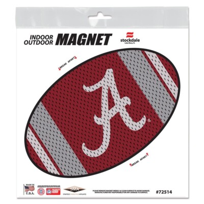 Alabama Crimson Tide NCAA large 6 x 4 inch Inch magnet indoor / outdoor ...
