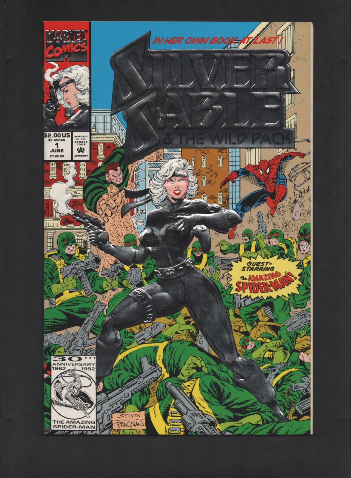 Marvel Comics Silver Sable And The Wild Pack June 1992 VOL#1 NO#1 Comic ...