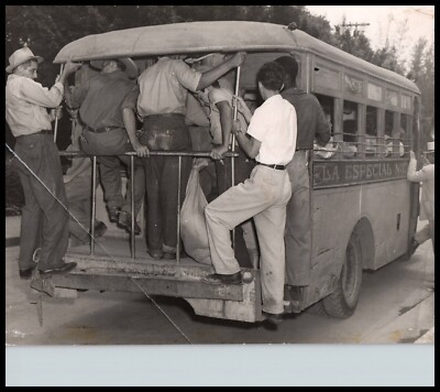 CUBA CUBAN GUAGUA BUS LA ESPECIAL ROUTE STREETCAR 1947 ORIGINAL PHOTO ...