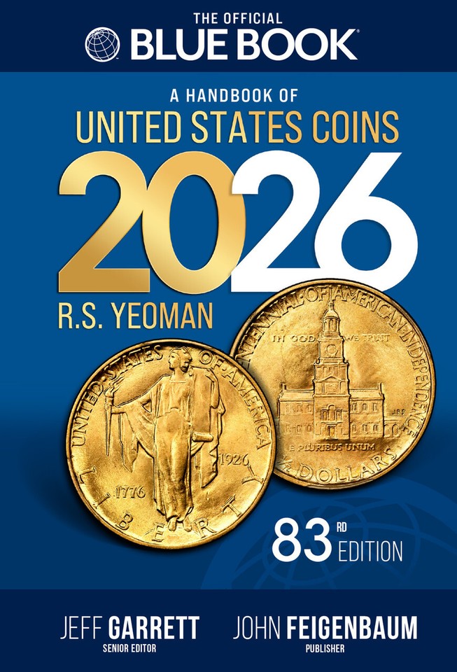 2026 Large Print Red Book Price Guide United States US Coin + Blue ...